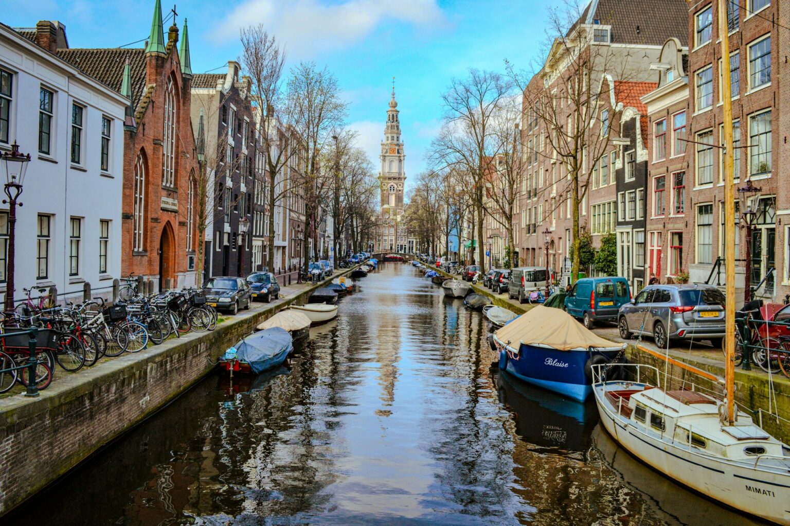 The Groenburgwal Canal in Amsterdam